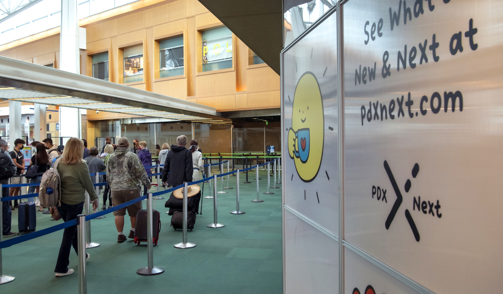 PDX NEXT - Keeping travelers moving around airport construction