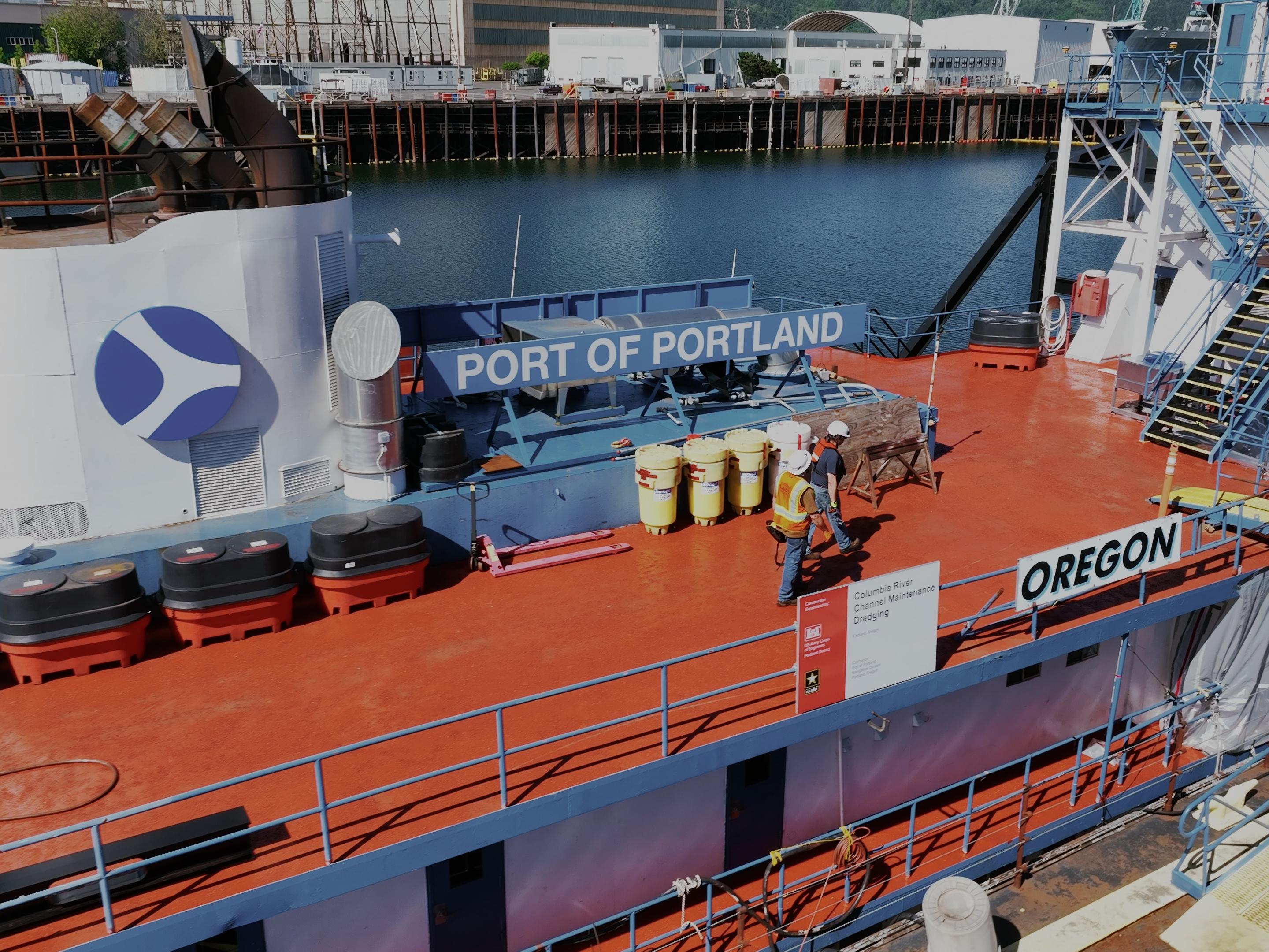 Port of Portland - Portside - The Dredge Oregon: Good for ships, good ...
